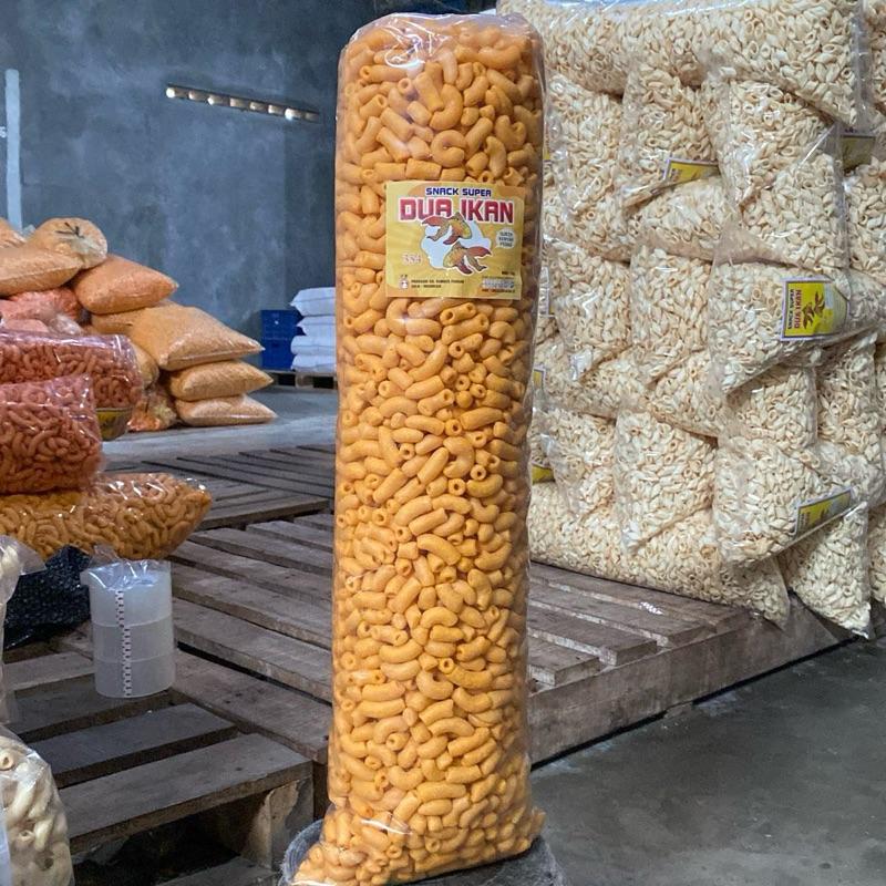 Makaroni Kress 1 Bal Netto 1kg - Snack Pedas Kering Goreng - Food ...