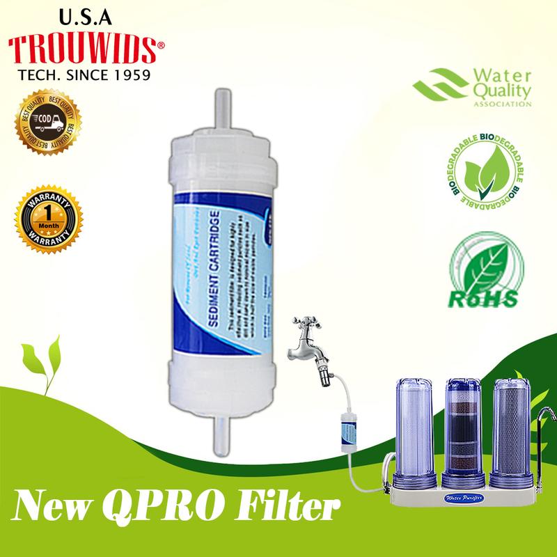 TROUWIDS Water Filter Cartridge Replacement Water Purifier Filter ...