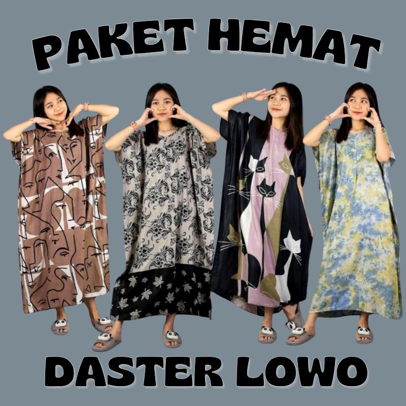 Paket Bundling 3 Pcs Daster Kekinian Lowo Kelelawar Baju Tidur - Shop ...