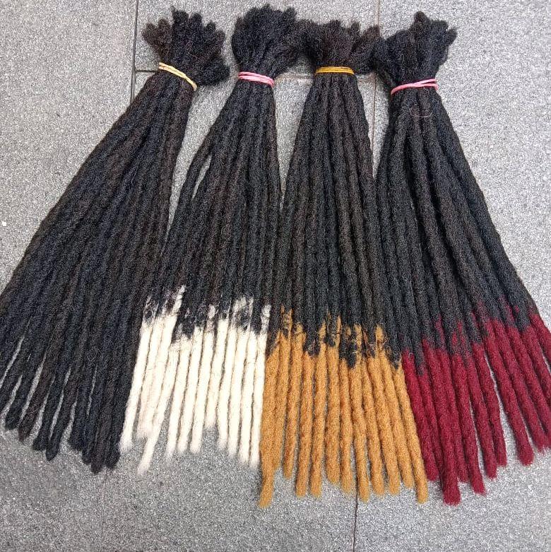 Rambut gimbal Dreadlock buatan sintetis banyak pilihan warna - Shop ...