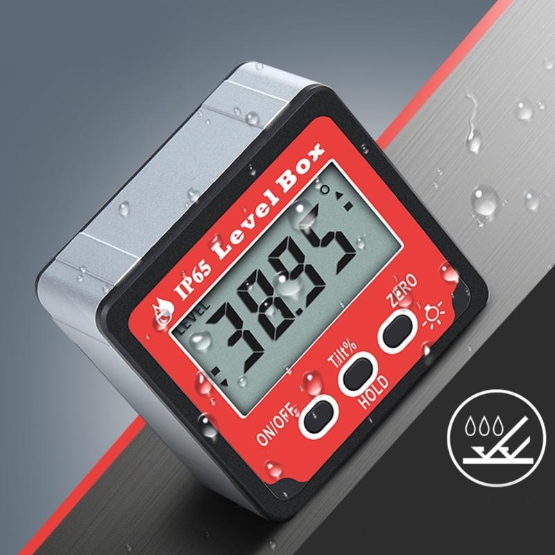 360 Degrees Digital Angle Protractor Level Protractor Inclinometer ...