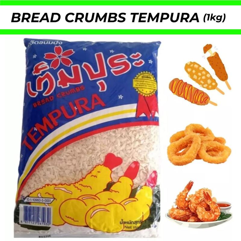 BREAD CRUMBS TEMPURA 1kg / SERBUK ROTI TEMPURA - TikTok Shop Malaysia