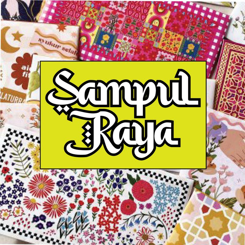 100 design 10pcs Sampul Raya tema kucing cat bunga floral family ...