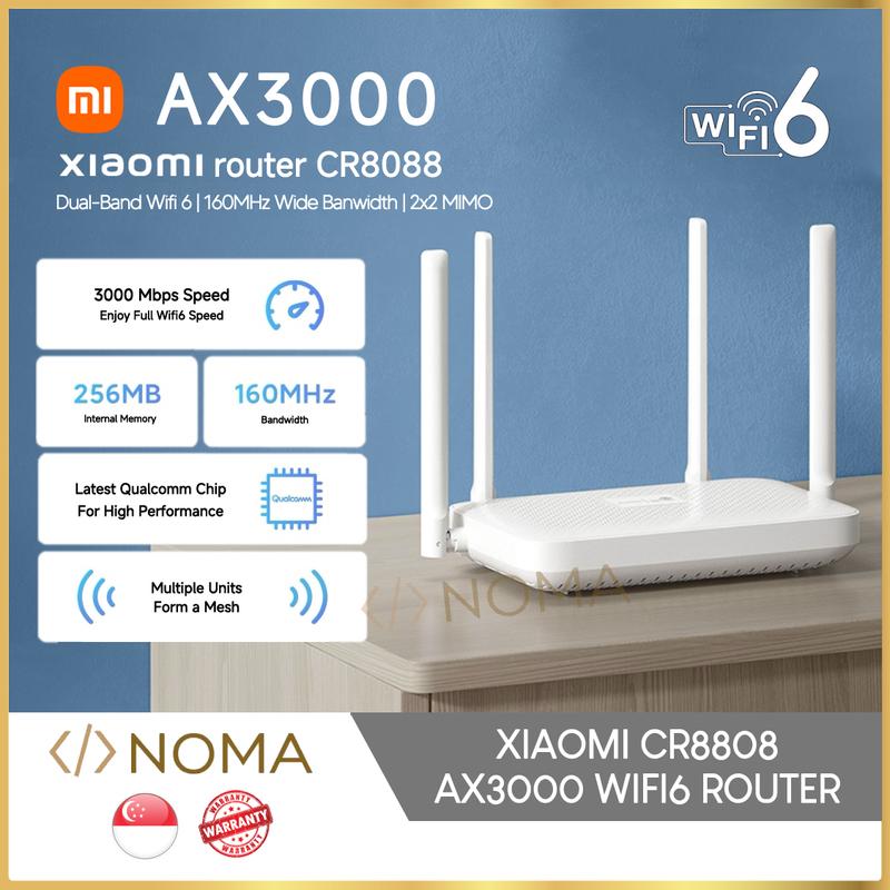 【SG】CR8088 AX3000 Wifi 6 Router Mesh Repeater | 256MB Qualcomm - TikTok ...