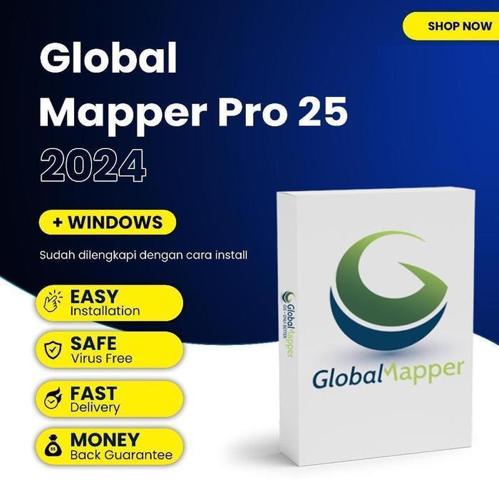 Jual Global Mapper Pro 25 Full Version Untuk Komputer Laptop PC WINDOWS ...