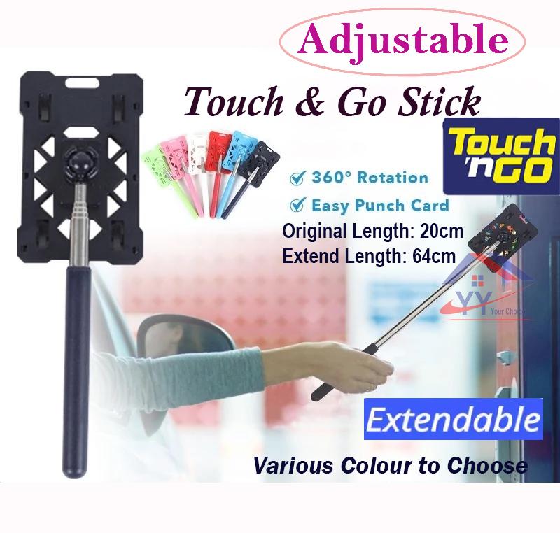 【Extendable 64cm】Telescopic Extender Card Stick TNG Card Touch - TikTok ...
