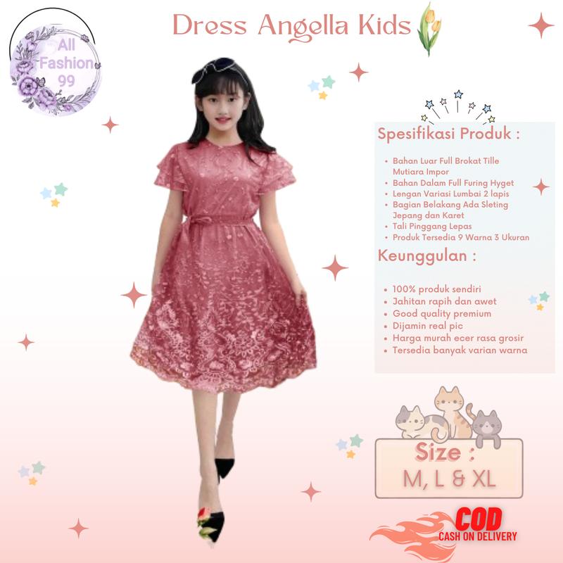 alf-Dress Anak Perempuan dan Abg Perempuan Terbaru Model Mewah Untuk ...