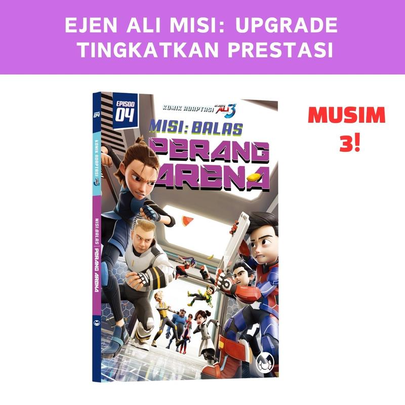 Komik Ejen Ali Season 3 EP 4 Misi Balas Perang Arena Komik Adaptasi - TikTok Shop Malaysia