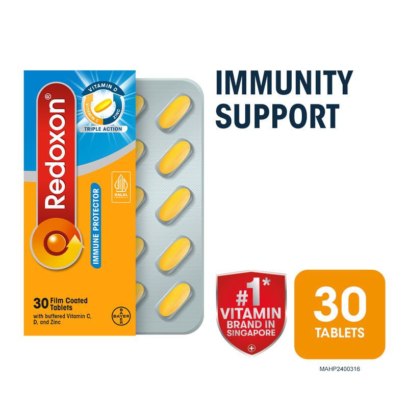 Redoxon Triple Action Film Coated Tablet Exp June2026 - TikTok Shop ...
