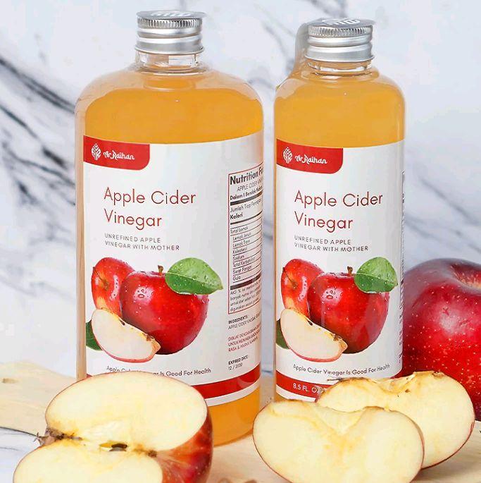 Cuka Apel Merah Organik With Mother 500ml ACV Apple Cider Vinegar ...