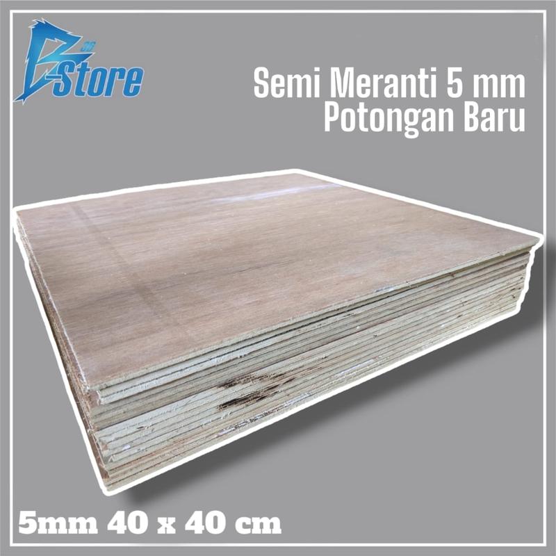 Triplek Potongan Semi Meranti 5mm Baru ukuran 40 x 40 CM - Shop | Tokopedia