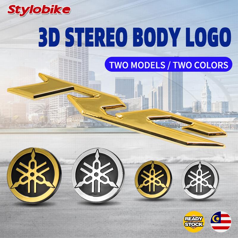 2 BESAR 2 KECIL 1 SET STICKER LOGO YAMAHA EMBLEM Y15ZR Y15 LC135 ...