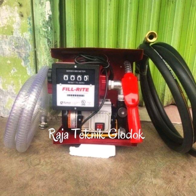 Jual Flow Meter BBM Pompa Transfer Solar FILL-RITE 60LPM Lengkapi Set ...