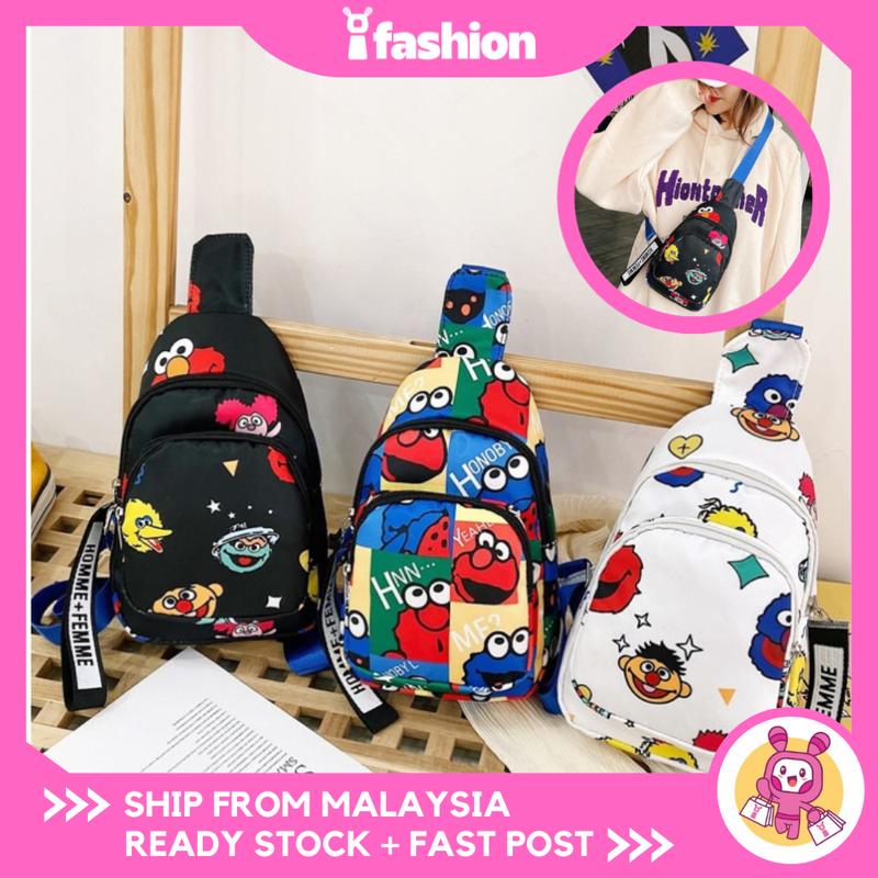 iFASHION 1299 READY STOCK Korean Printed Kids Sling Bags Coi - TikTok Shop Malaysia