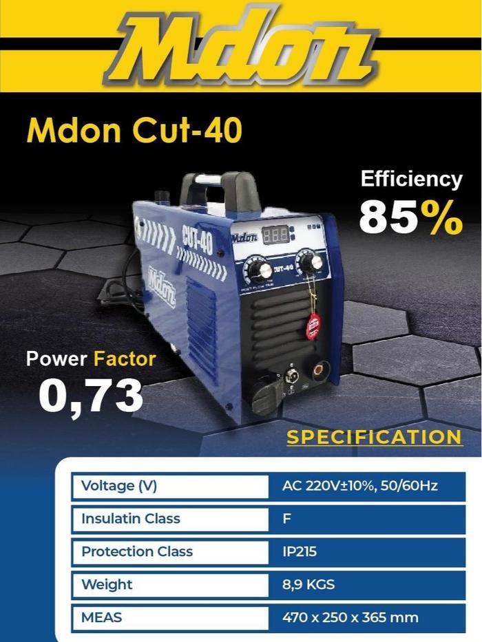 Jual Mesin Las Potong Besi Mdon CUT40 / Plasma Cutting CUT 40 - Pakai ...