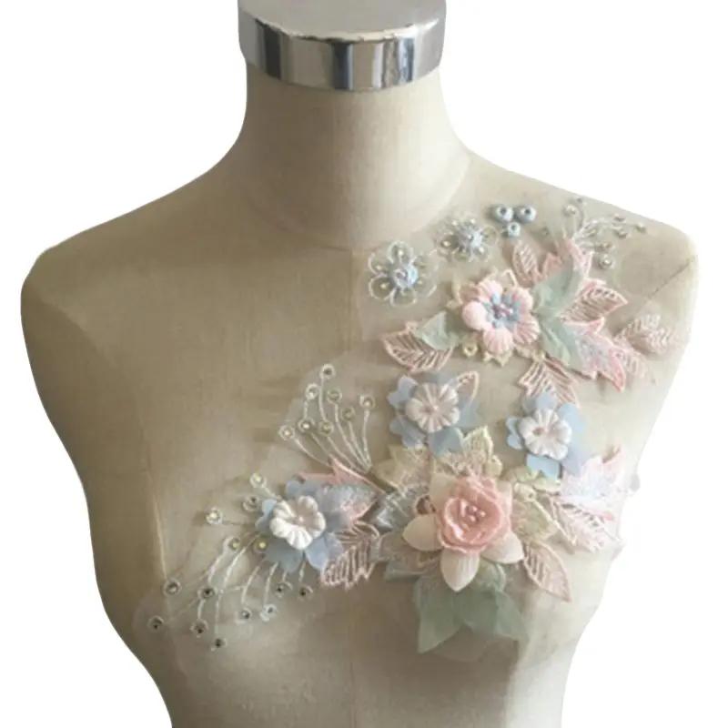 Applique Renda Berkilauan, DIY, Fabrik Renda Labuci Bunga, Untuk ...