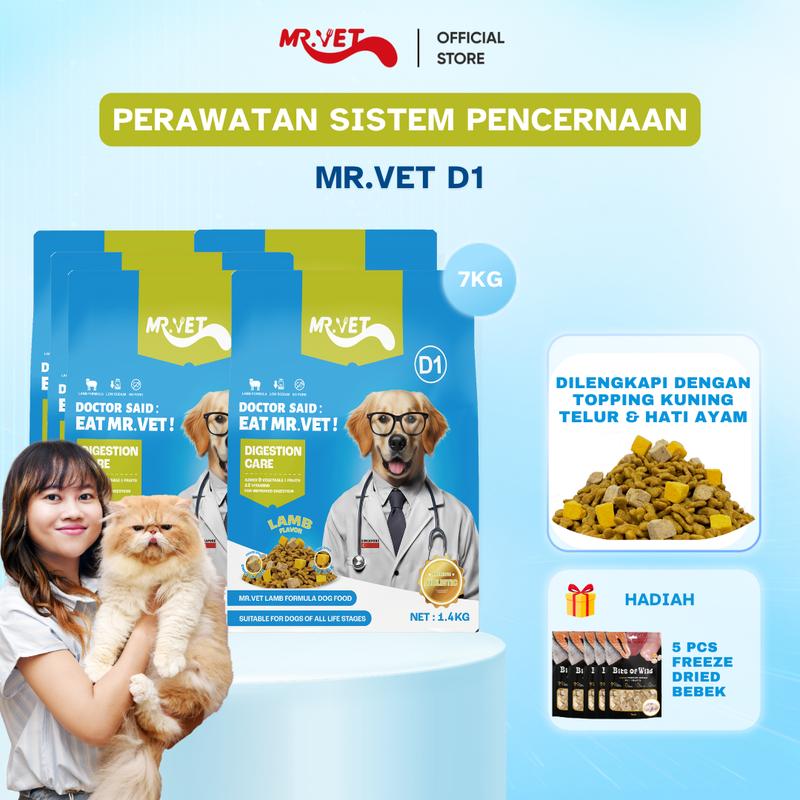 MR. VET D1 7kg - BIG DEAL BUY 5 GET 5 PCS FREEZE-DRIED BEBEK - Shop ...