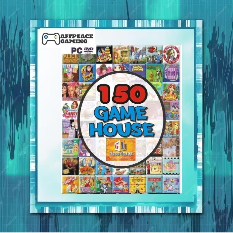 PC GAME 150 Mega Collection GameHouse Games - DVD - TikTok Shop Malaysia