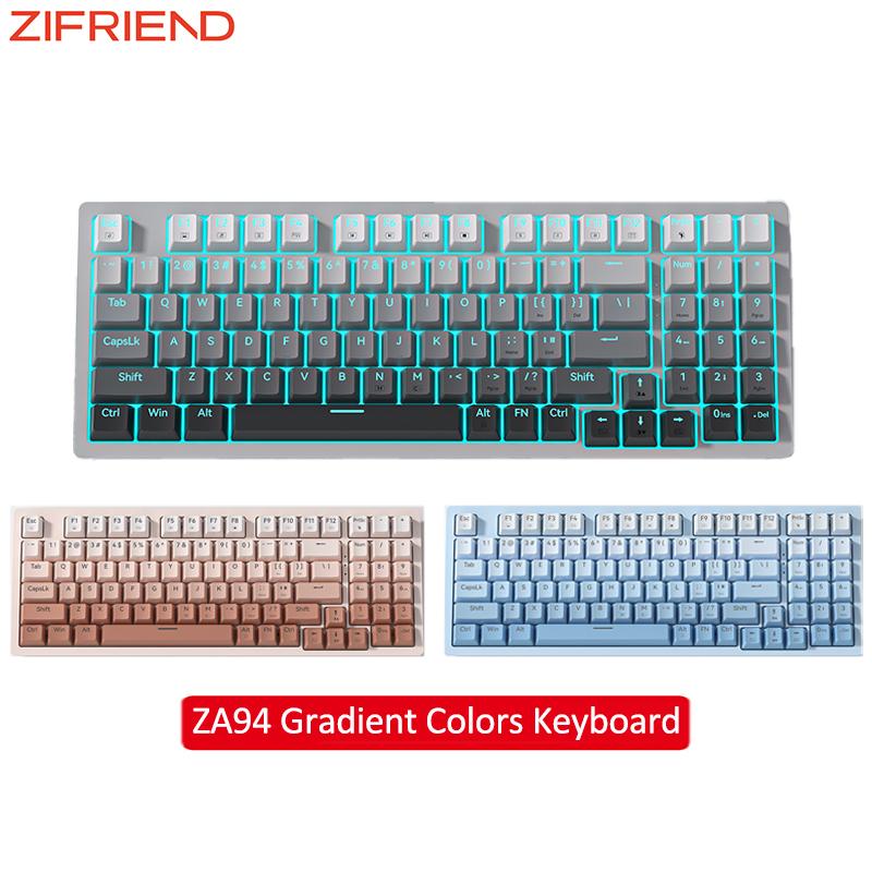 [Local Stock] ZIFRIEND ZA94 90% Keyboard 94 Keys Hot Swappable - TikTok ...