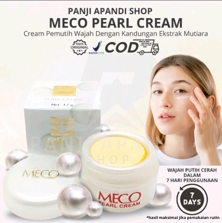 Meco Pearl Cream Ori 12g Original Wajah - Shop | Tokopedia