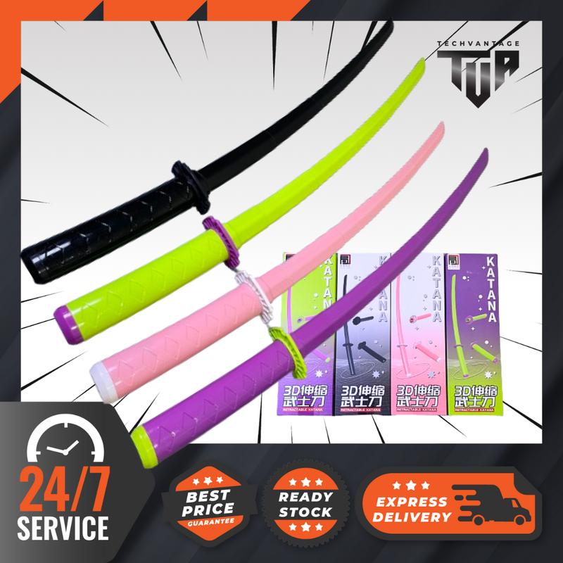 Retractable Samurai Katana Plastic Toys - TikTok Shop Malaysia
