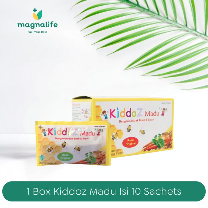 Promo Magnalife - Kiddoz Madu (1 Box Isi 10 Sachets) - Original, 1 Box ...