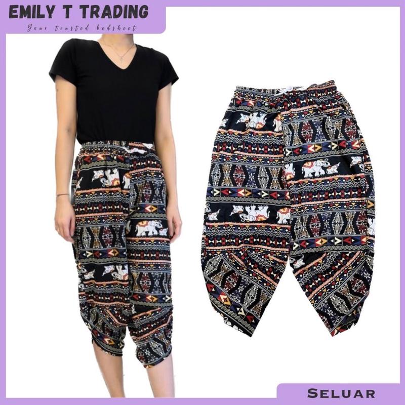 Seluar/ Trousers Ladies/ Seluar Batik (2 Pockets, Kain Lembut) - TikTok ...