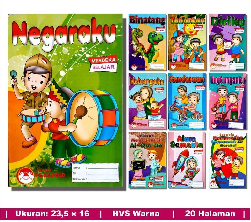 Buku Paket PAUD TK Kurikulum Merdeka / Buku TK Kumer / Buku PAUD - Shop ...