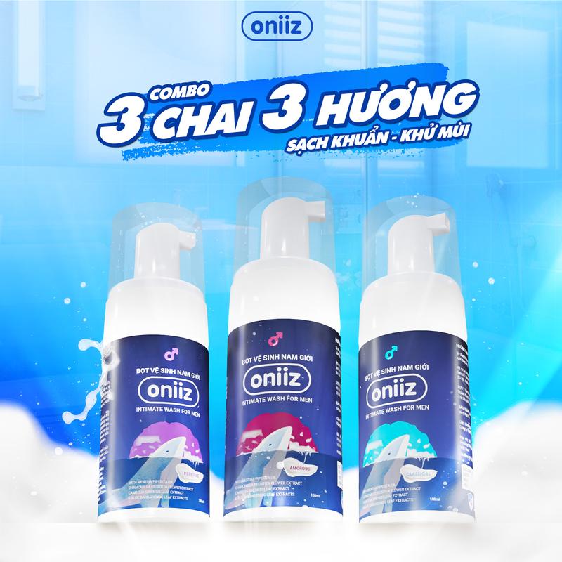 Combo Bọt vệ sinh nam giới Oniiz Dung dịch tạo bọt hương nướ - TikTok ...