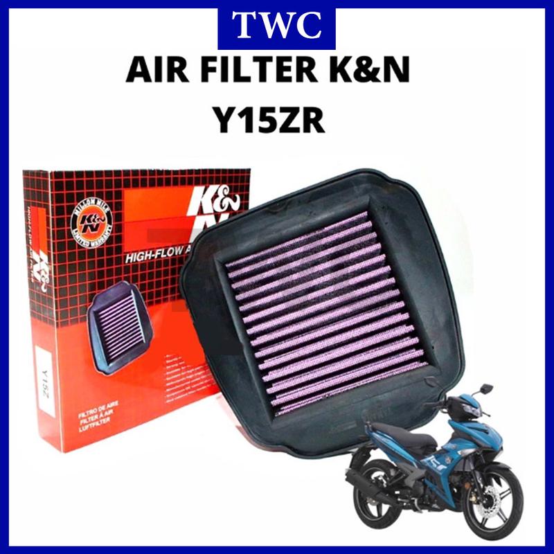TWC K&N AIR FILTER YAMAHA R25 MT25 R15 MT15 Y15 Y16 LC135 NMAX NVX155 ...