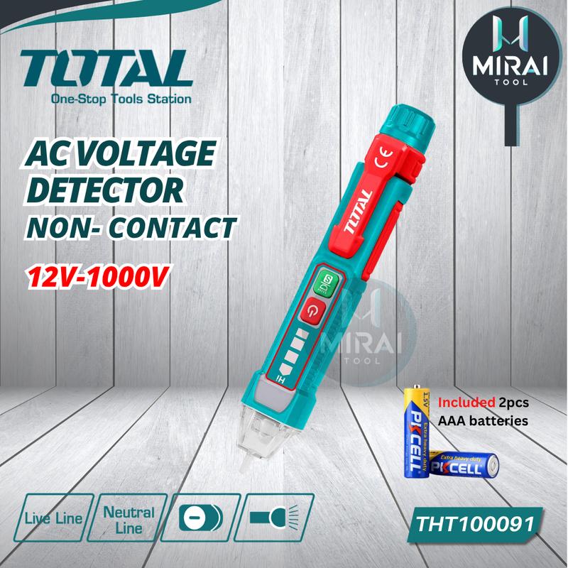 TOTAL THT100091 AC Voltage Detector - TikTok Shop Malaysia