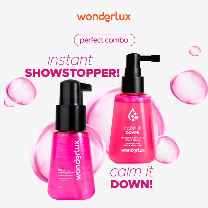 Promo Wonderlux Perfect Combo! Moisturizer Rambut Kering Kerontang ...