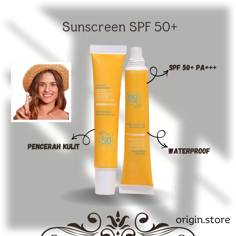 SPF50 PA+++ Sunscreen Badan Wajah Whitening UV Shield 3091 Laki ...