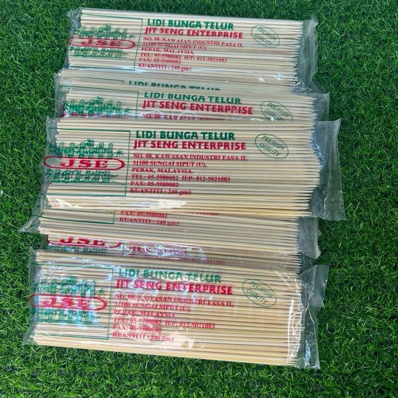(Ready stock) lidi bunga telur, lidi bunga, lidi satay 10” - TikTok ...