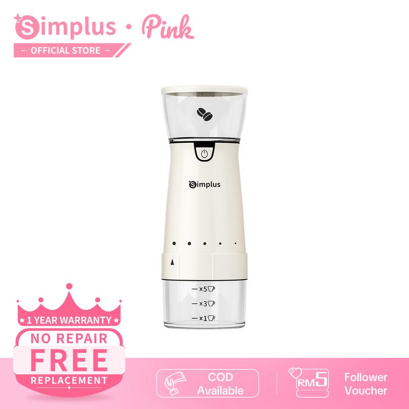 Simplus Electric Coffee Bean Grinder - TikTok Shop Malaysia