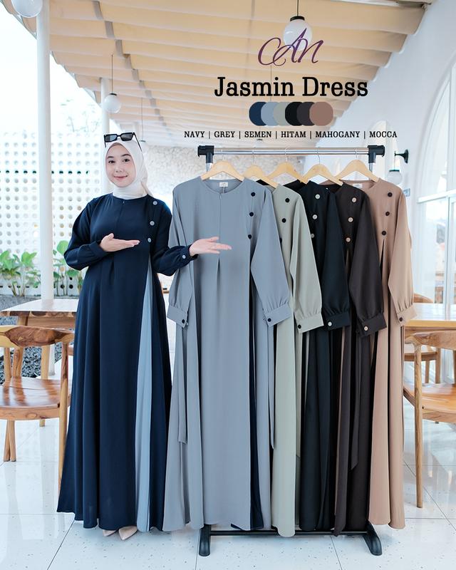 GAMIS JASMIN DRESS | GAMIS MODERN | GAMIS TERBARU | GAMIS 2025 | GAMIS ...