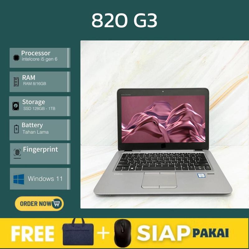 Laptop Slim 820 G3 Core i7 & i5 | RAM up to 16 | SSD 512 | MULUS - Shop ...