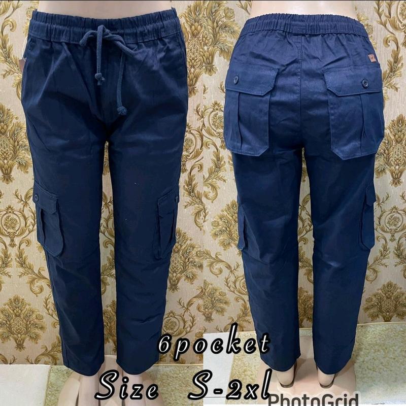 CARGO SIX POCKET SLACK PANT UNISEX SIZE S-6XL - TikTok Shop Malaysia