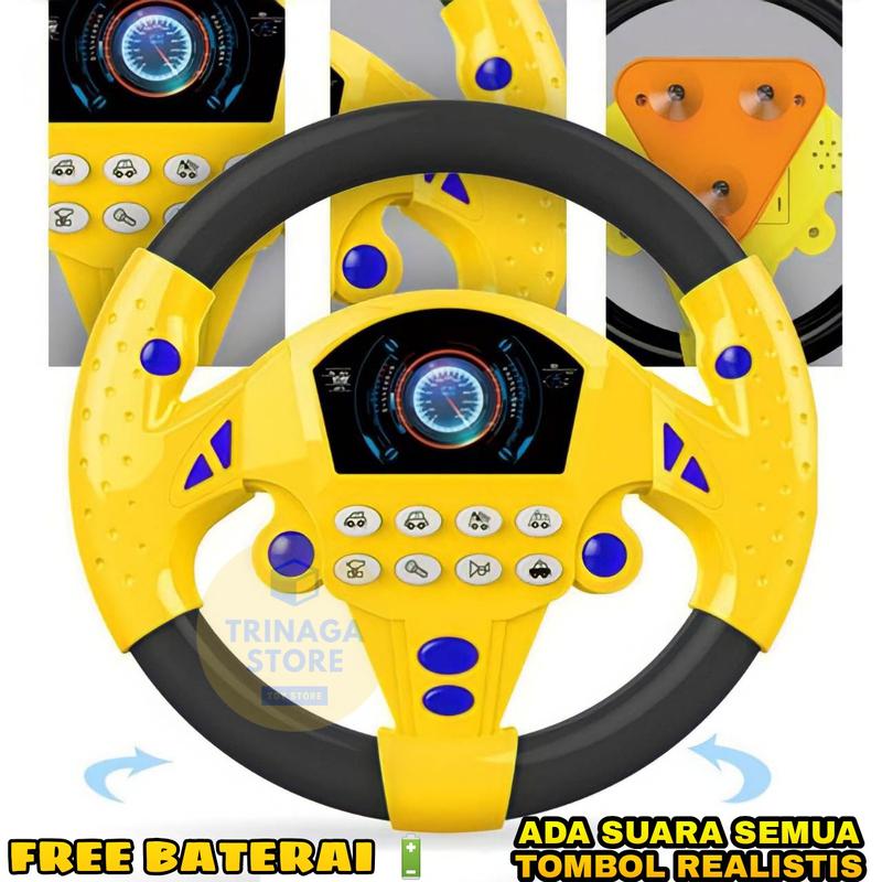 ( BISA COD ) PROMO FREE BATERAI Mainan Anak Setir Setiran Mobil - Shop ...