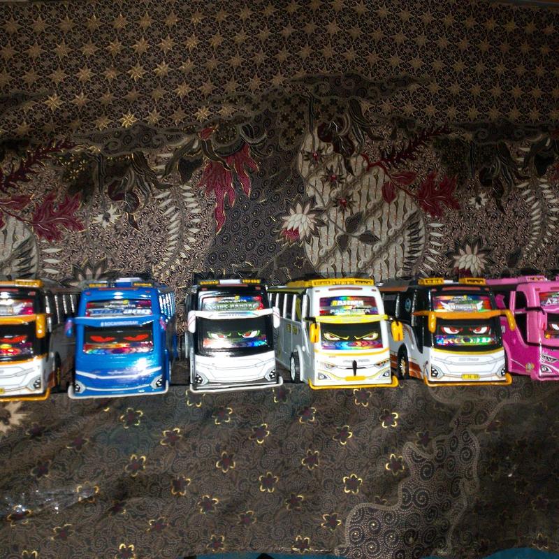 miniatur bus plastik full modif - Shop | Tokopedia