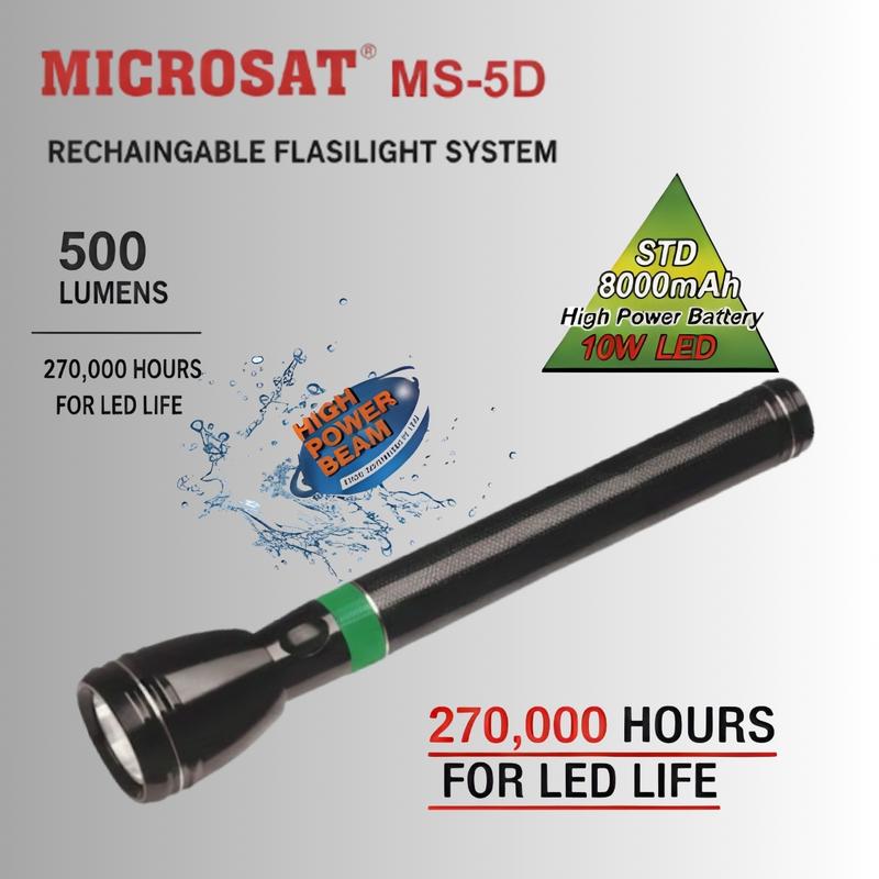 Tokyosat LED Rechargeable Torchlight with Extra Free battery & extra ...