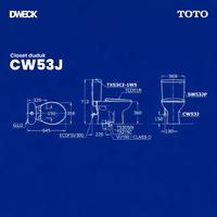 Promo Closet Duduk TOTO ORIGINAL Close Coupled Sitting Toilet WC ...