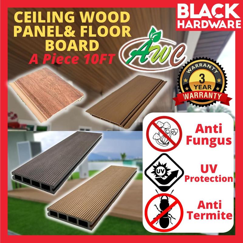 Black Hardware Floor Ceiling Board Papan Lantai Kayu Ceiling - TikTok ...