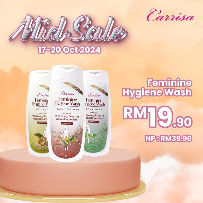 Carrisa Feminine Hygiene Wash 120ML - TikTok Shop Malaysia