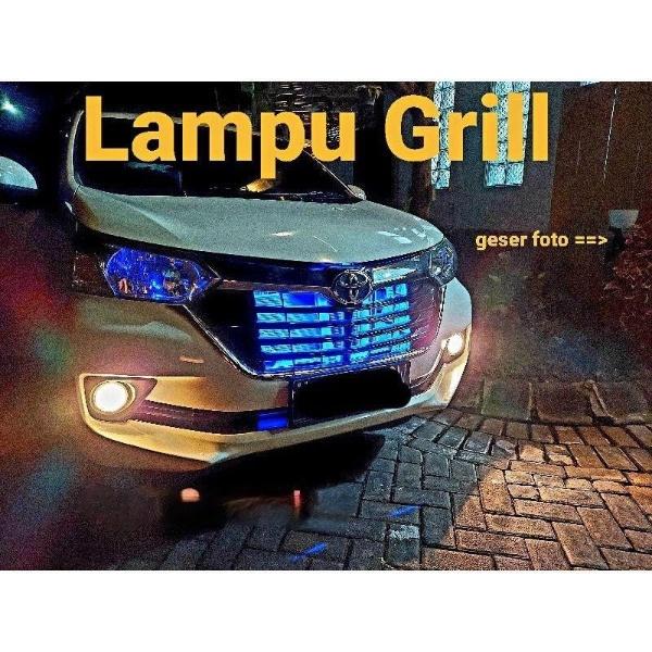 Lampu Variasi Led Grill Depan Mobil Universal 6 Mata 6 Strip - Shop ...