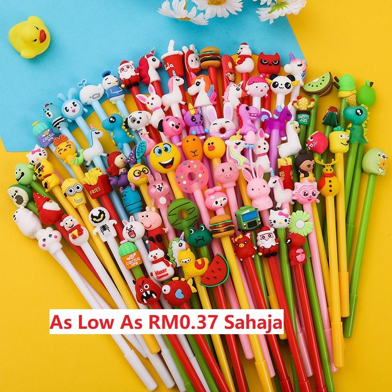 Cute Cartoon unicorn sign x Gel Pen 0.5mm Black Ink Gelpens Kartun ...