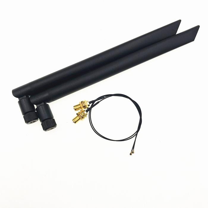 Jual Set of 0.25M /0.8M /2M IPEX MHF4 U.fl RP-SMA Wifi 6dbi Dual Band ...