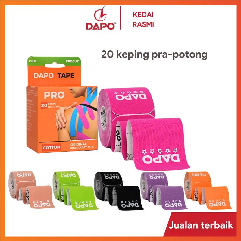 [COMBO 2] Dapo Tape PRO 5cm x 25cm kinesiology tape, muscle tape ...