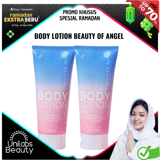 BISA COD Beauty of Angel Body Lotion tone up booster whitening - Shop ...
