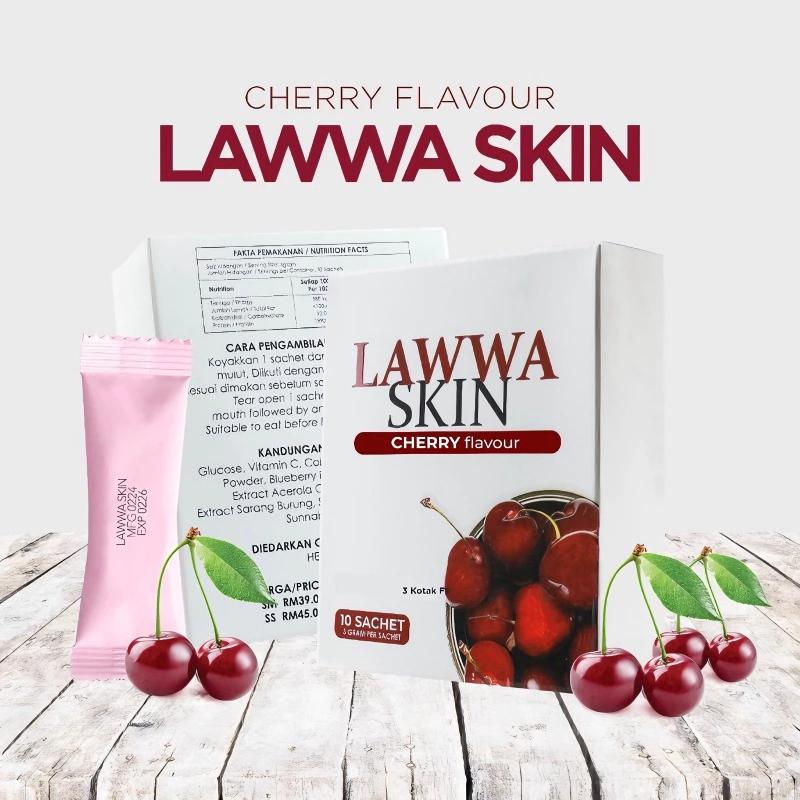 LAWWA SKIN -Cherry Flavour - TikTok Shop Malaysia